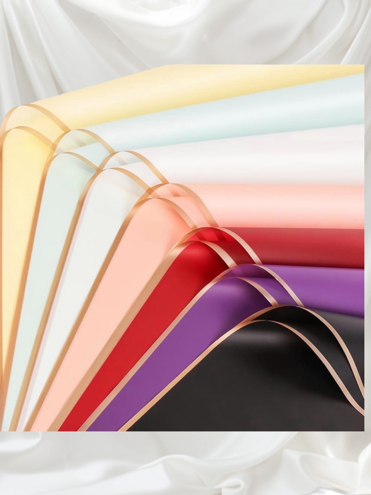 Golden Edge Wrapping Paper